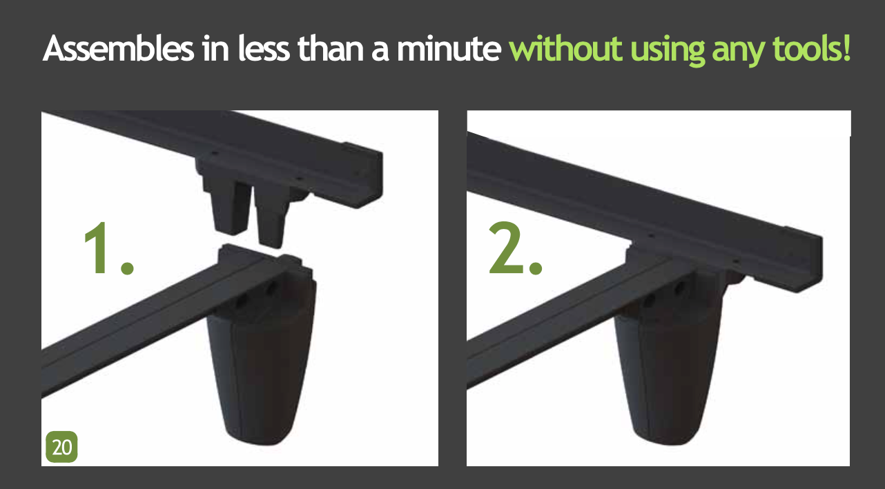 The enGauge Bed Frame – MurMaid Mattress